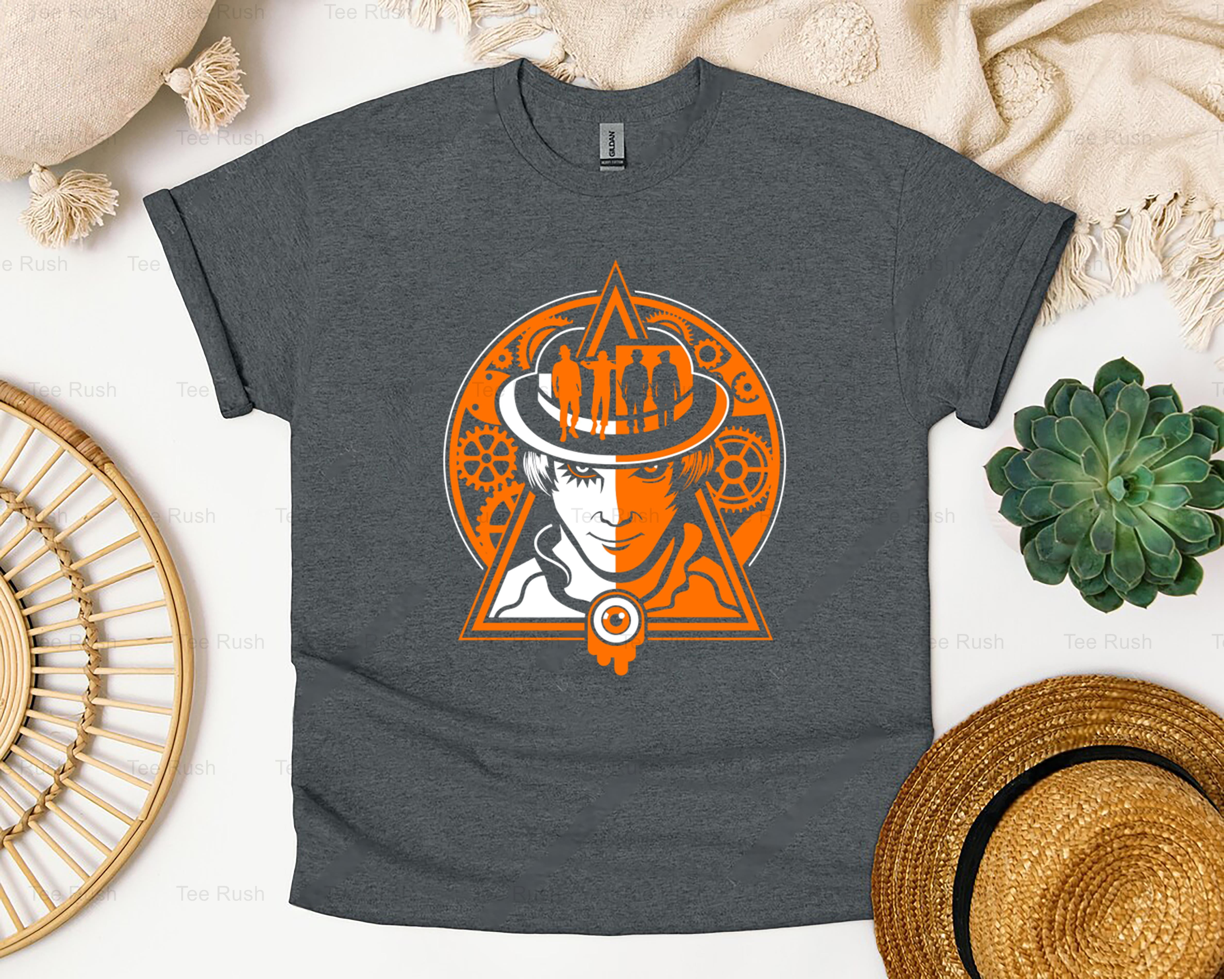 A Clockwork Orange Stanley Kubrick Movie Alex DeLarge Frank,T-Shirt, SW ...