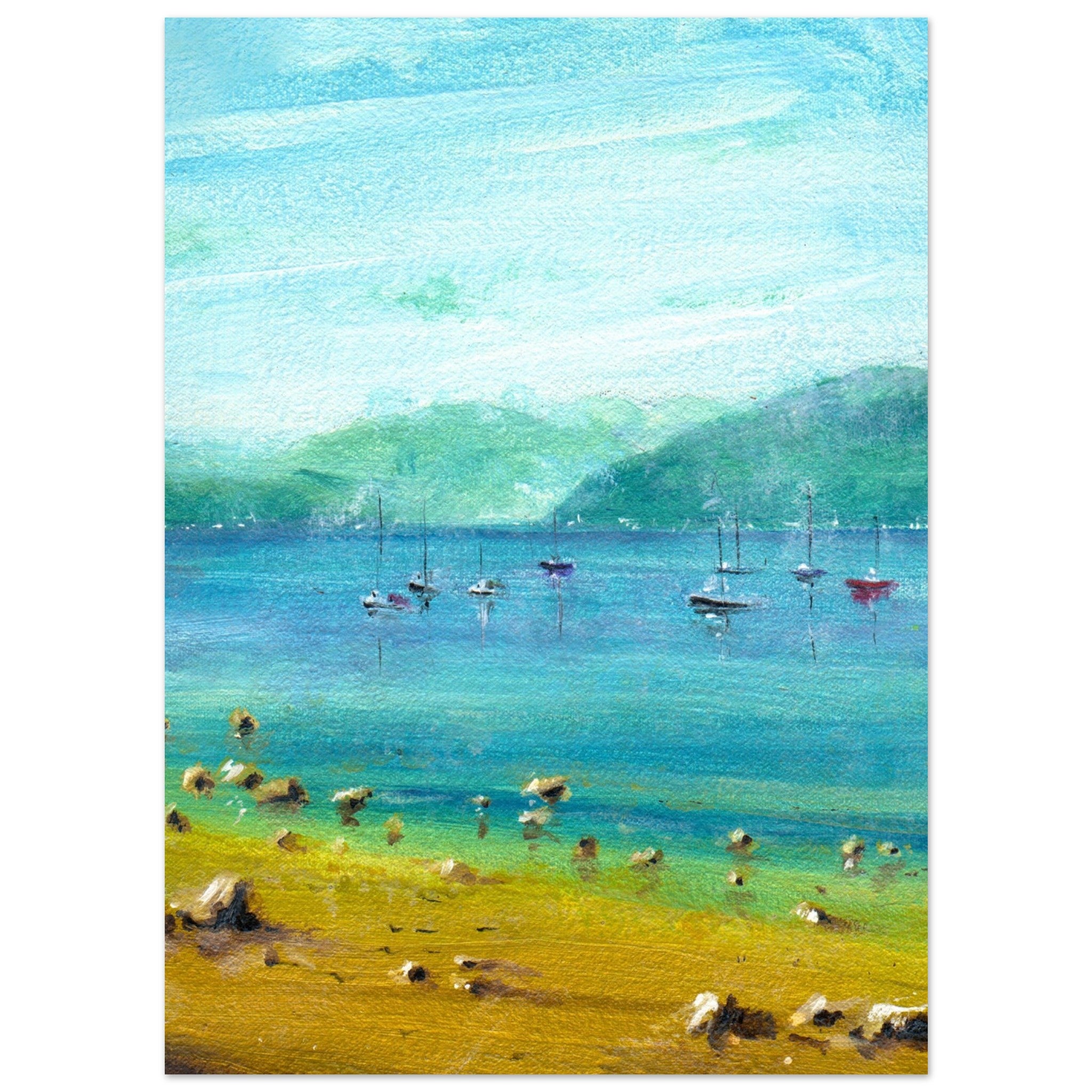 A Clyde Summers Day | Signed Fine Art Prints By Scottish Artist Hunter ...