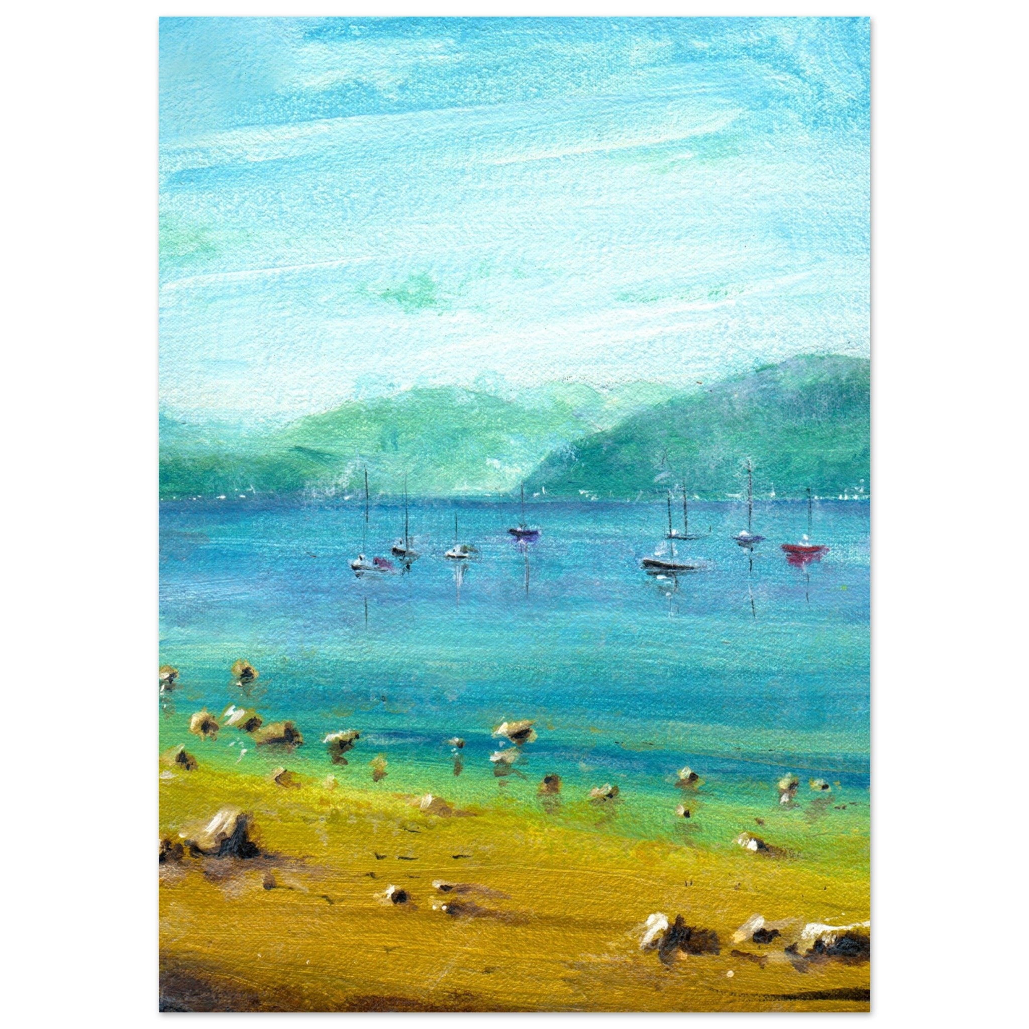 A Clyde Summers Day | Signed Fine Art Prints By Scottish Artist Hunter ...