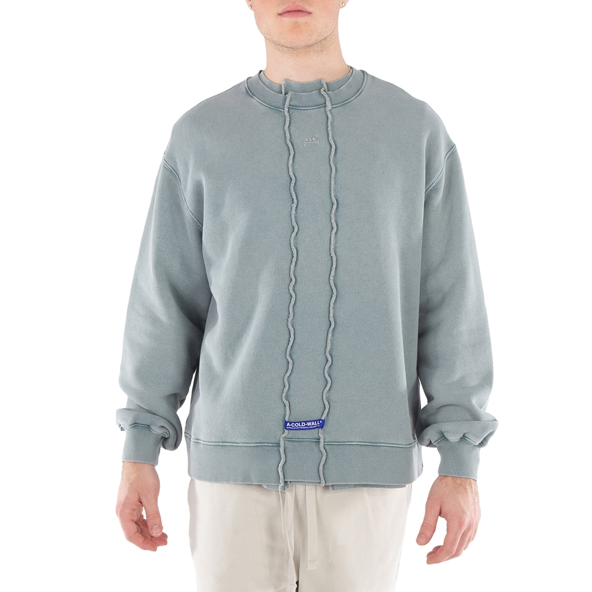 A Cold Wall Embroidered Logo Crew Neck Sweatshirt, Size Small - Walmart.com