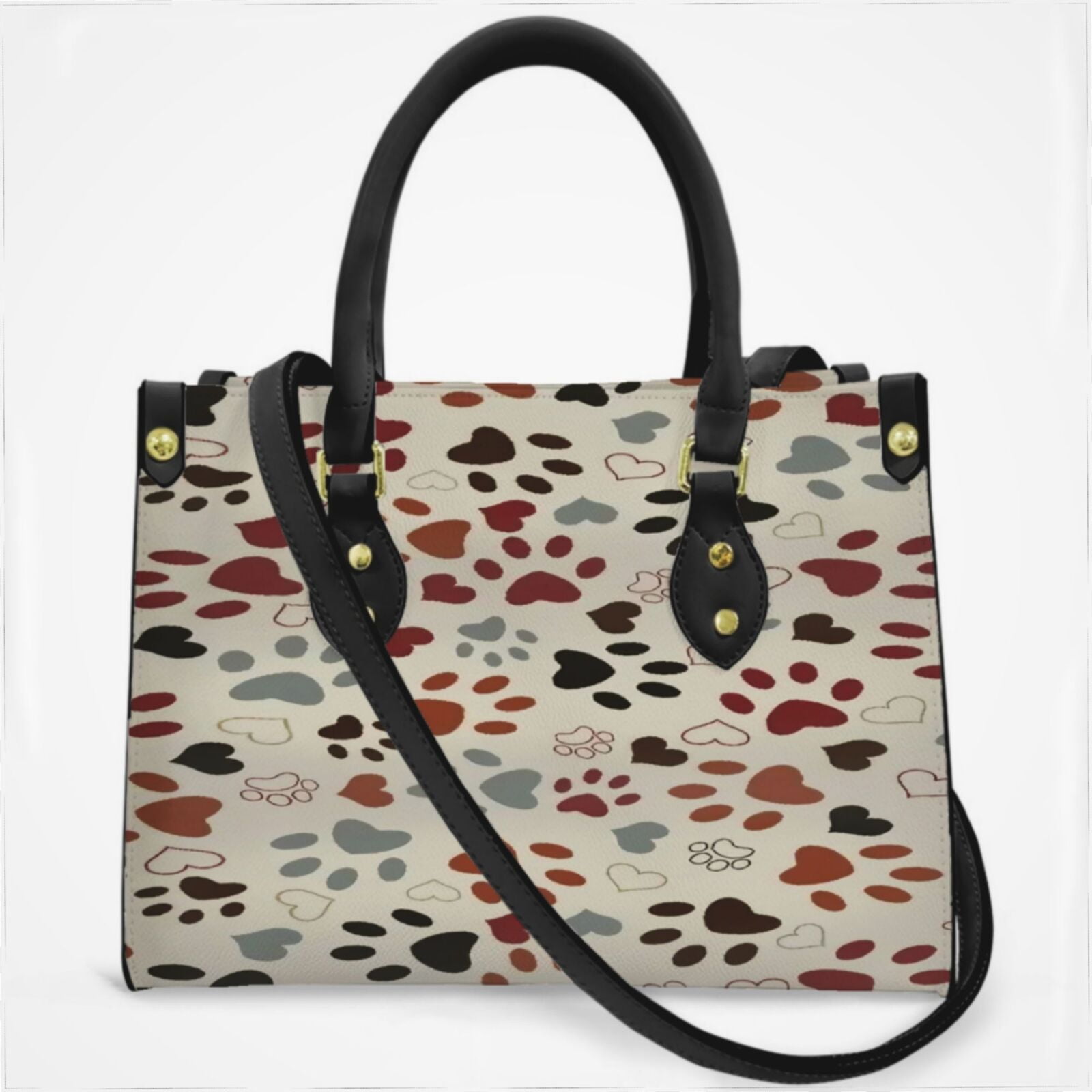 A Collection Of Footprints And A Dog Paw Print Cross Body Bags For ...