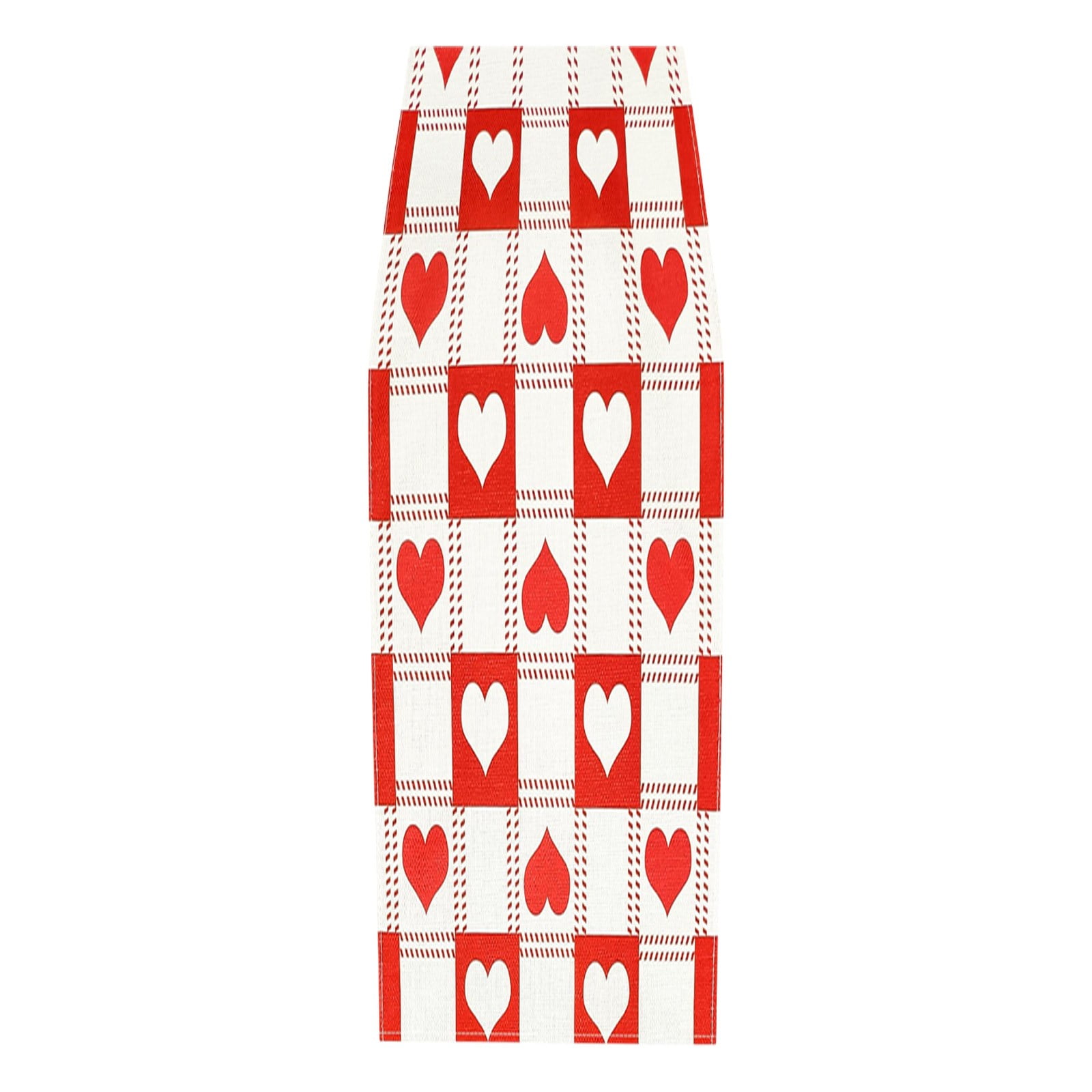 A Colorful Heart Table Runner For Dining Table Decoration Valentine ...
