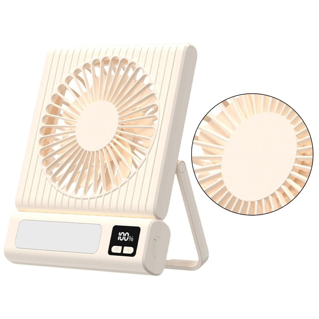 A Compact Pocket Fan with 1800mAh Power,Cooling Fan USB Rechargeable ...