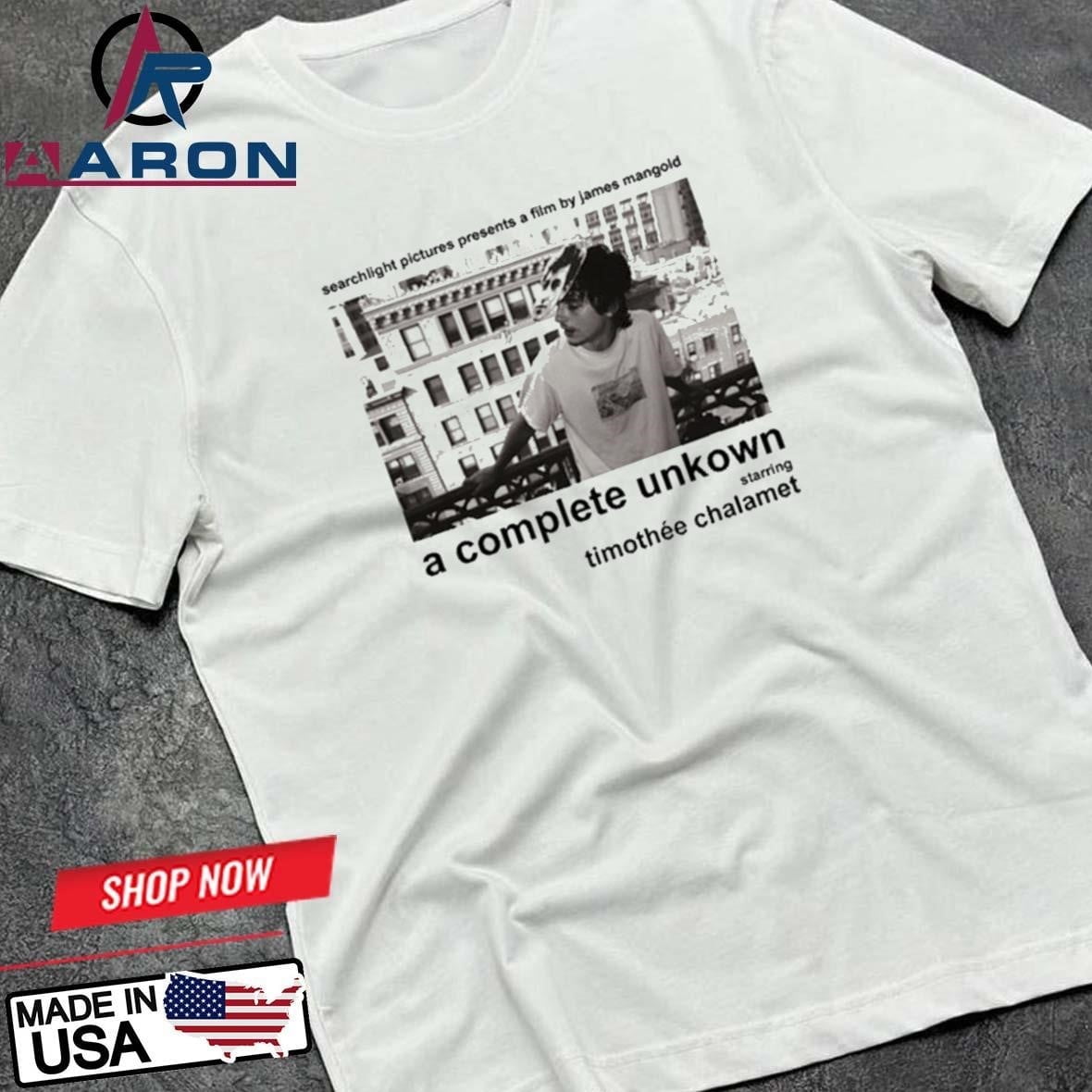 A Complete Unknown Starring Timothée Chalamet T-Shirts Comfort Colors ...