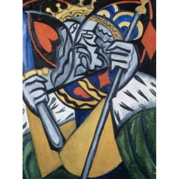 A Composed Image of Kings c 1910's Olga Vladimirovna Rozanova ...