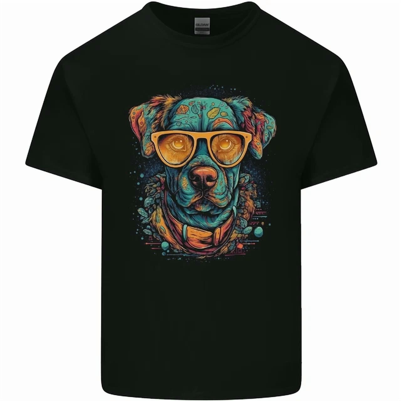 A Cool Dog With Glasses T-Shirt - Walmart.com