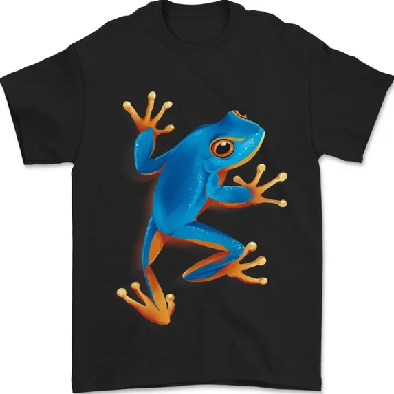 A Cool Frog Climbing Up T-Shirt - Walmart.com
