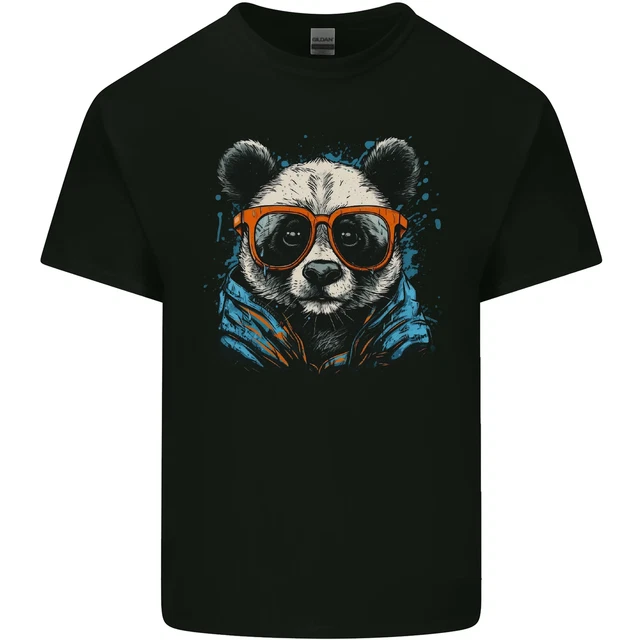 A Cool Panda Wearing Glasses Mens Womens S-5XL T-Shirt - Walmart.com