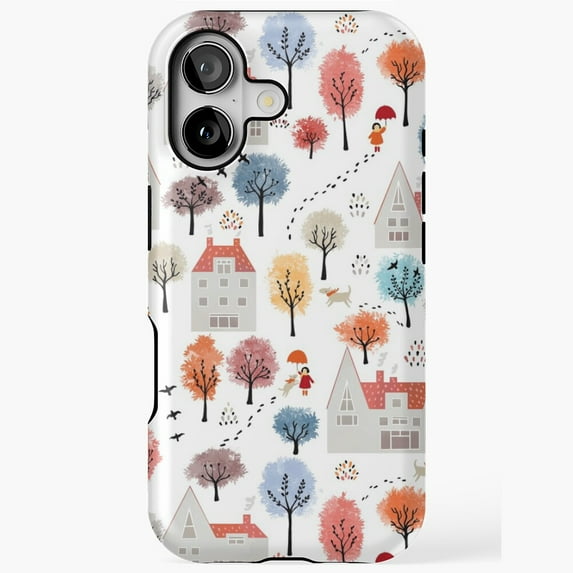 A Countryside Design Vibe Protective Case for iPhone 11 12 13 14 15 16 ...