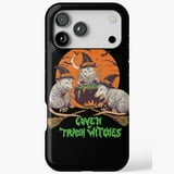 A Coven Of Trash Witches Themed Creepy Graphic iPhone 11 through 17 Pro ...