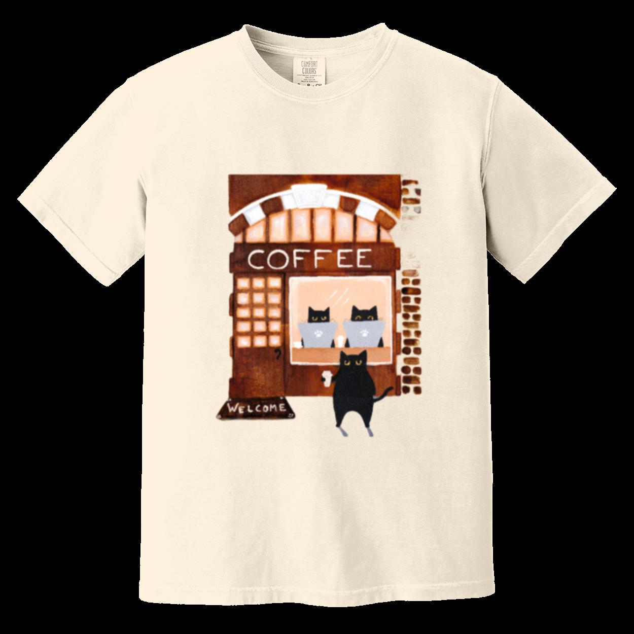 A Cozy Coffee House Cats Vibe In A Calm Font Style Comfort Color T ...