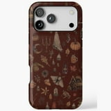 A Cozy Crone Themed Whimsical Witch Graphic Art iPhone 11 through 17 ...