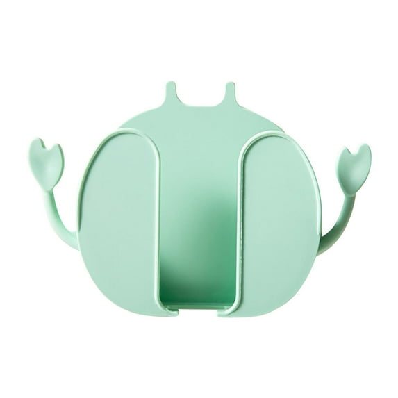 A Crab Shape Wall Mounted Storage Organizer With Charging Port For ...