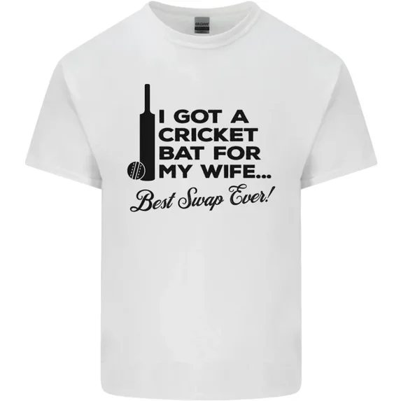 A Cricket Bat for My Wife Best Swap Ever! T-Shirt - Walmart.com