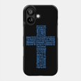 A Cross Names of Jesus Blue with a Christian Religious Symbolism Case ...