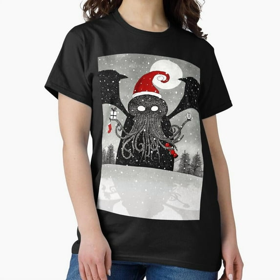 A Cthulhu Christmas Funny H.P. Lovecraft Holiday Parody Gift - Limited Edition H7862 T-Shirt ...