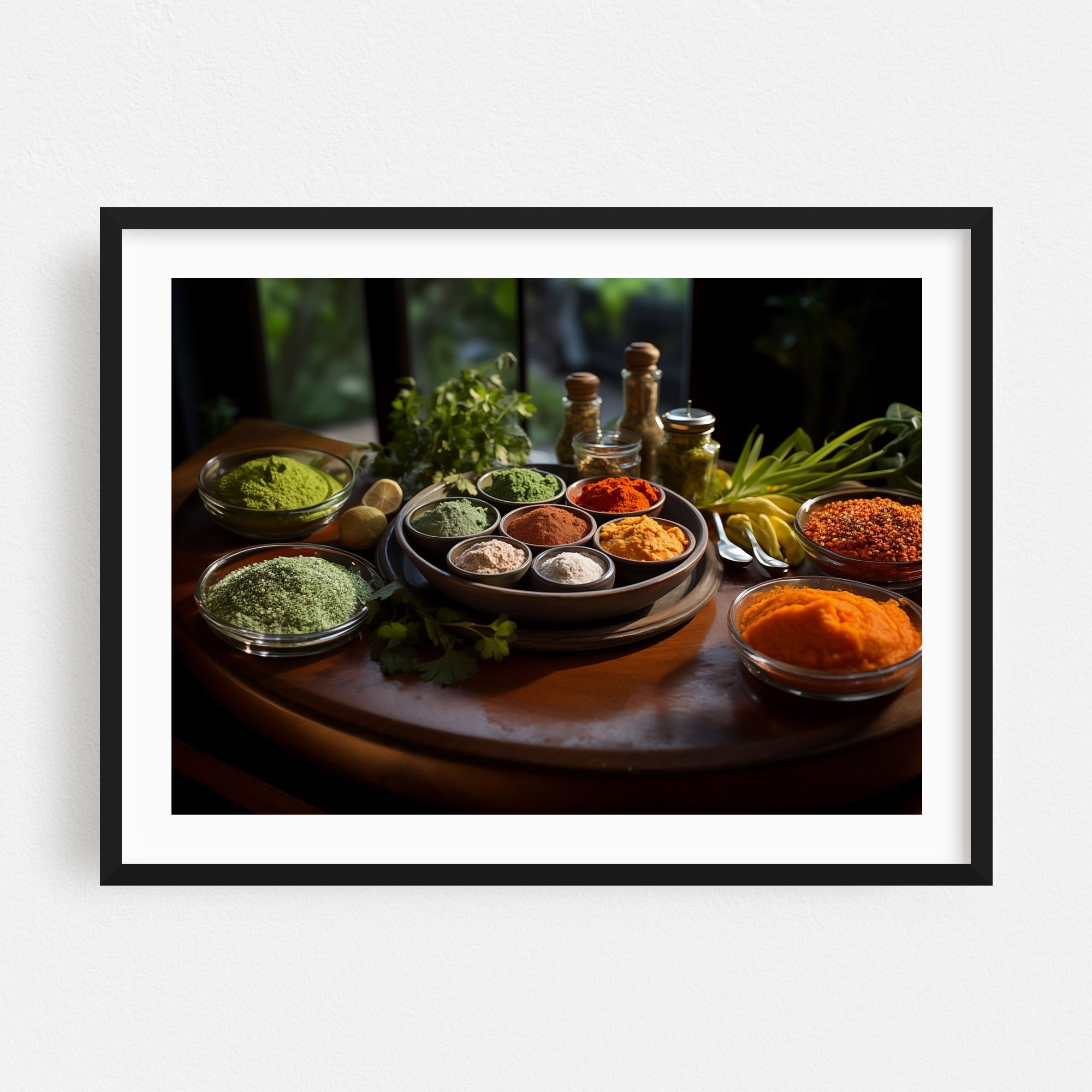 A Culinary Rainbow Photorealistic Digital Art - Digital Art Kitchen ...