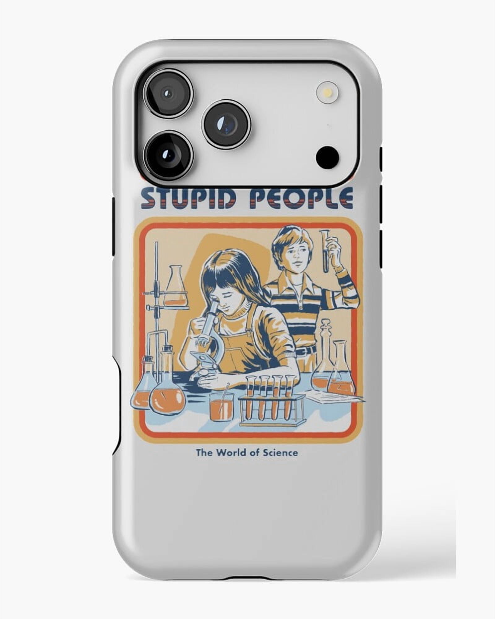 A Cure For Stupid People H683 Premium Durable Case for iPhone 17 16 15 ...