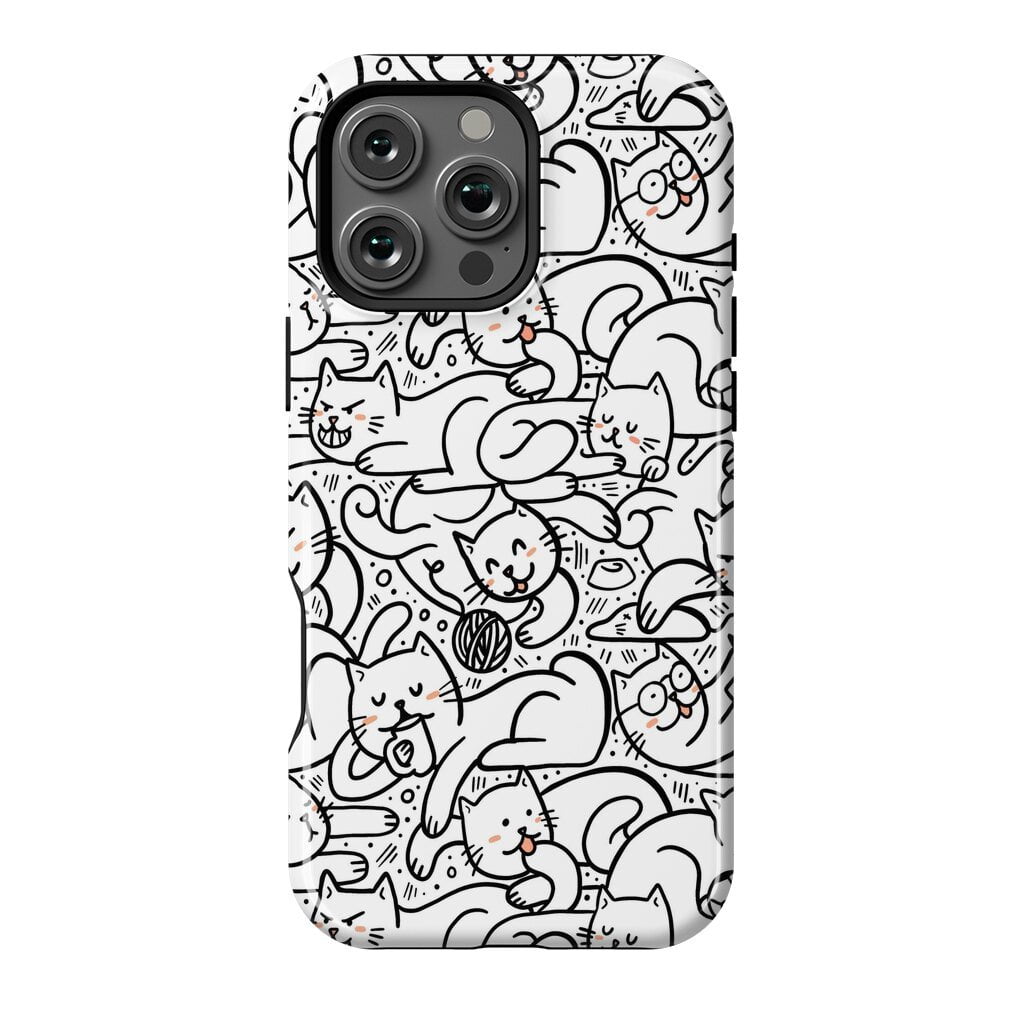 A Cute And Adorable Collection Of Playful Cats 3 Tough Case for iPhone ...