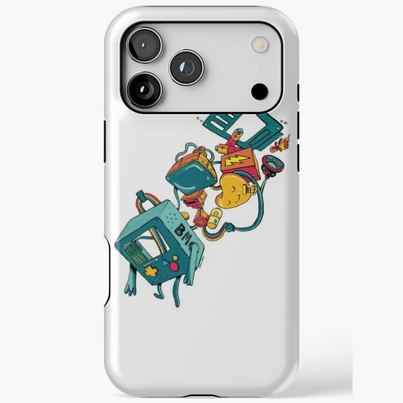 A Cute Cartoon Robot Inspired Fall Apart Art iPhone 11 through 17 Pro ...