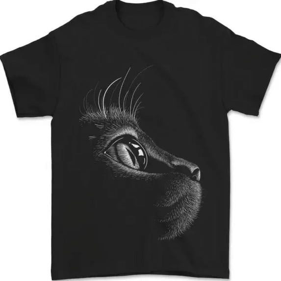 A Cute Cat Face T-Shirt - Walmart.com