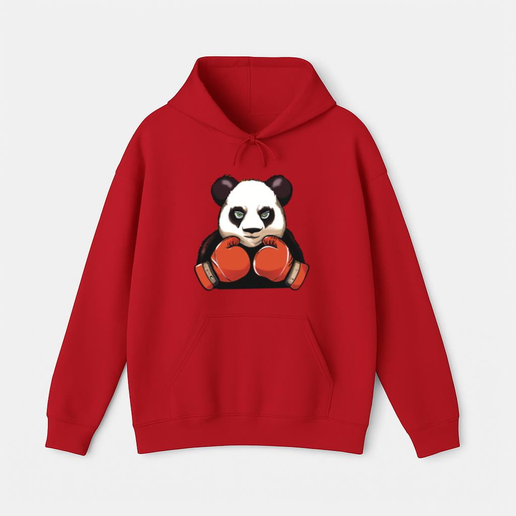 A Cute Fighting Panda Fun Graphic For A Panda Boxer Themed Pullover ...