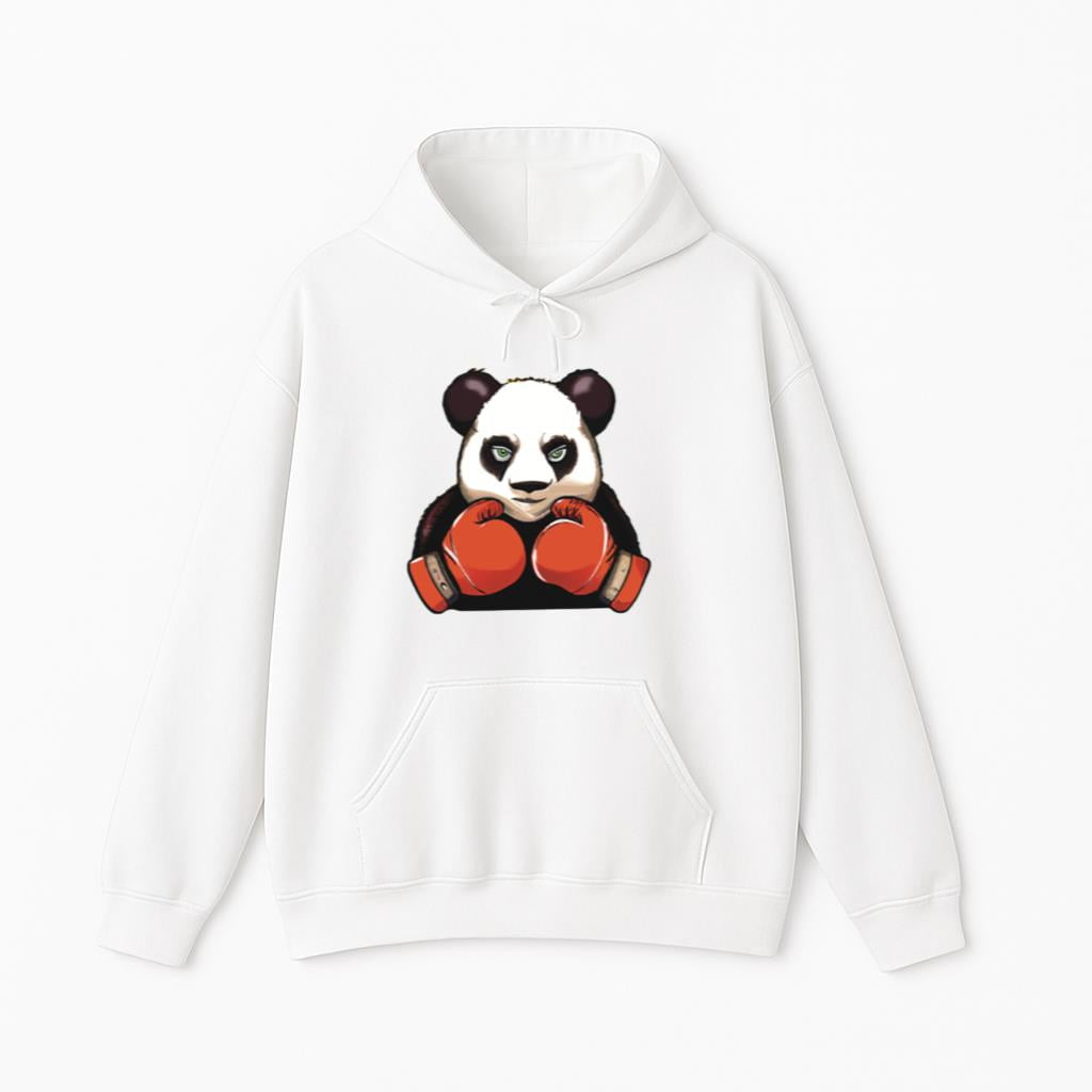 A Cute Fighting Panda Fun Graphic For A Panda Boxer Themed Pullover ...