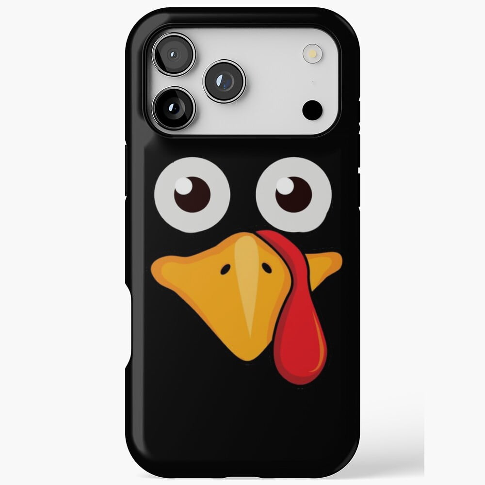 A Cute Funny Turkey Face Thanksgiving Themed Gift iPhone 11 through 17 ...