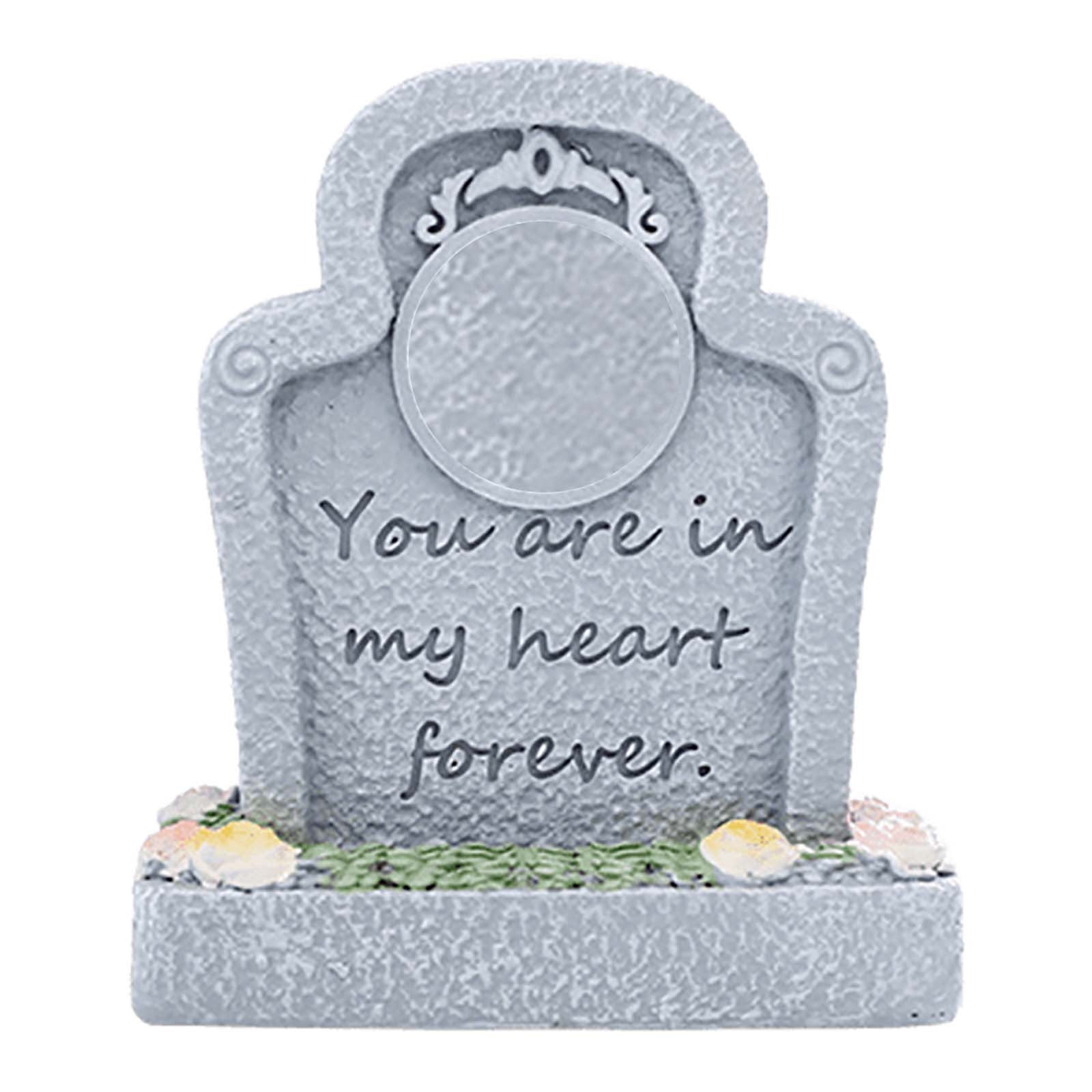 A Cute Pet Memorial Garden Decoration Resin Tombstone Grave Marker For ...
