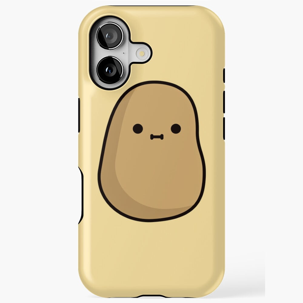 A Cute Potato With A Face Protective Case for iPhone 11 12 13 14 15 16 ...