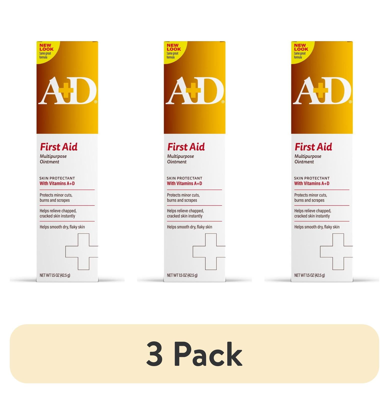 (3 pack) A+D First Aid Ointment, Dry Skin Moisturizer and Skin ...