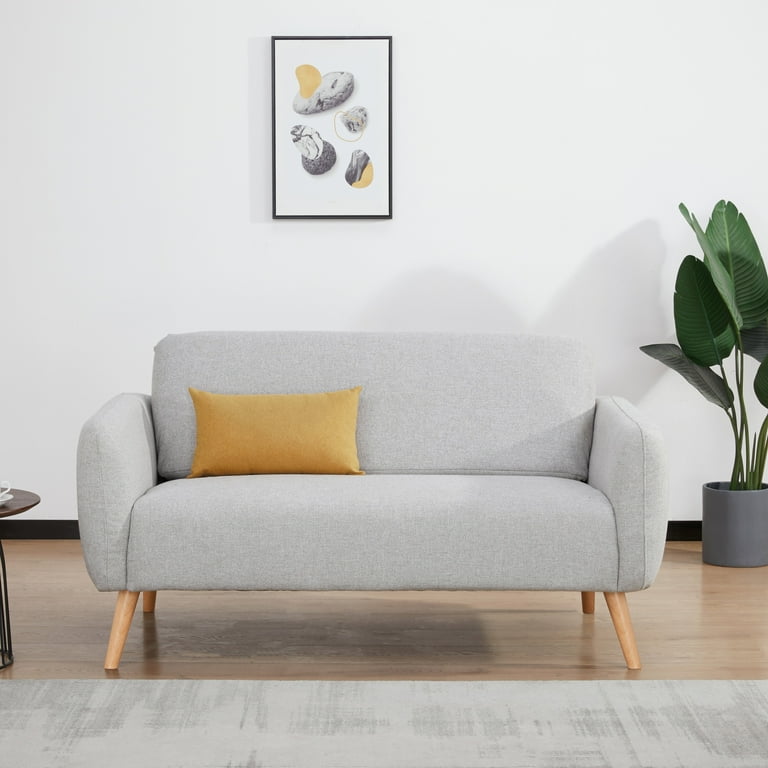 Round arm loveseat store