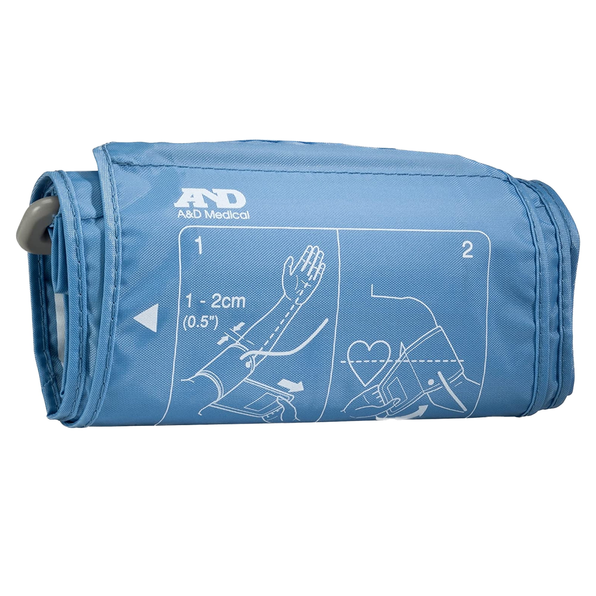 A & D Medical Large Cuff Arm Reusable Blood Pressure Cuff UA-291 Blue 1 ...