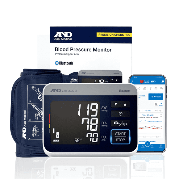 Blood Pressure And Oxygen Monitor