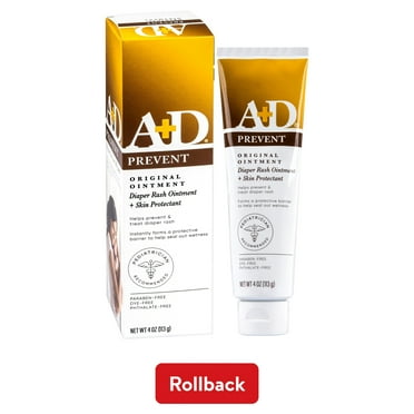 A+D Diaper Rash & Skin Protectant Ointment, Anti-Irritation for Babies ...