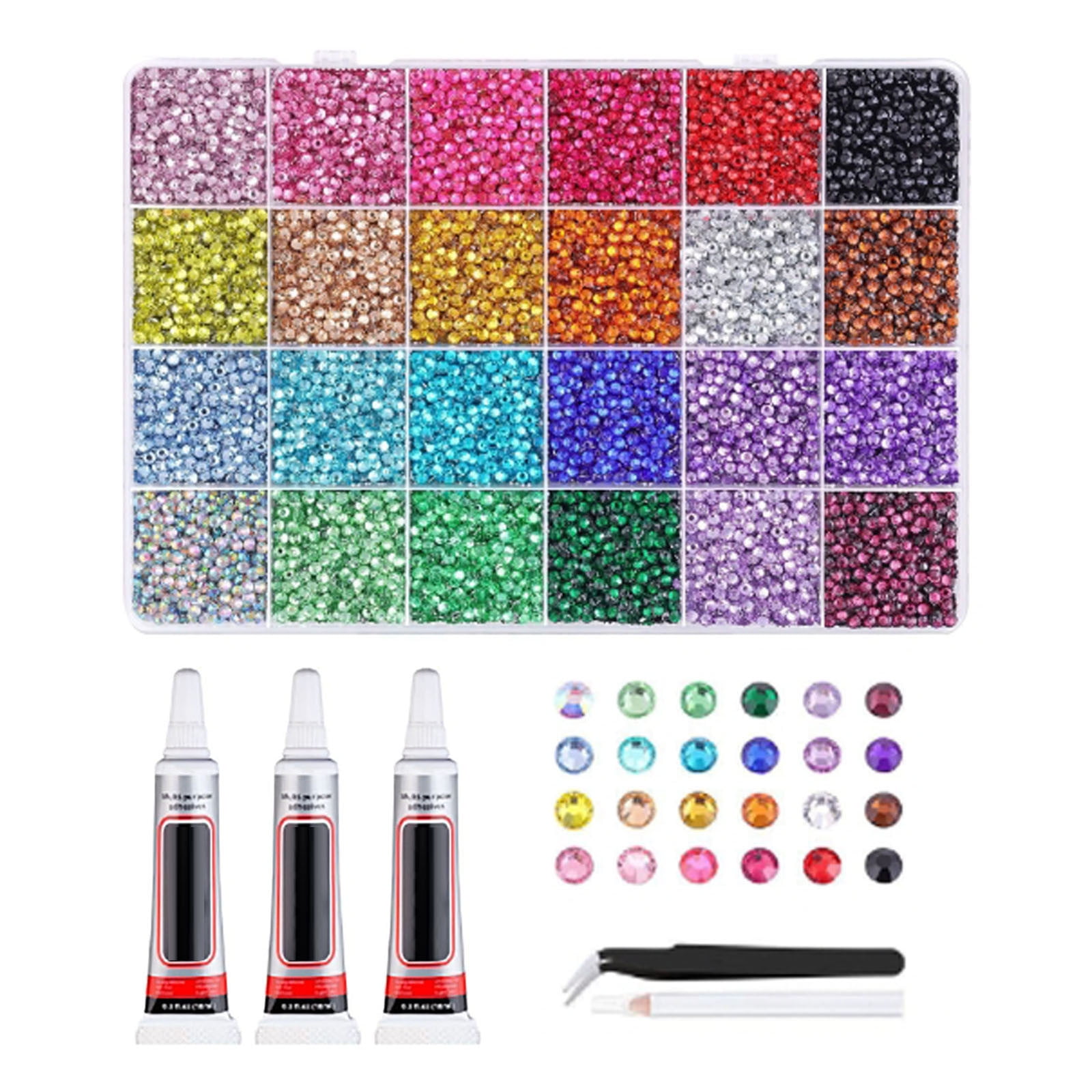 A DIY Craft Project Of Sparkling Gemstone Art For Adults And Children ...