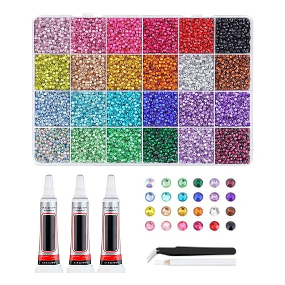 A DIY Craft Project Of Sparkling Gemstone Art For Adults And Children ...