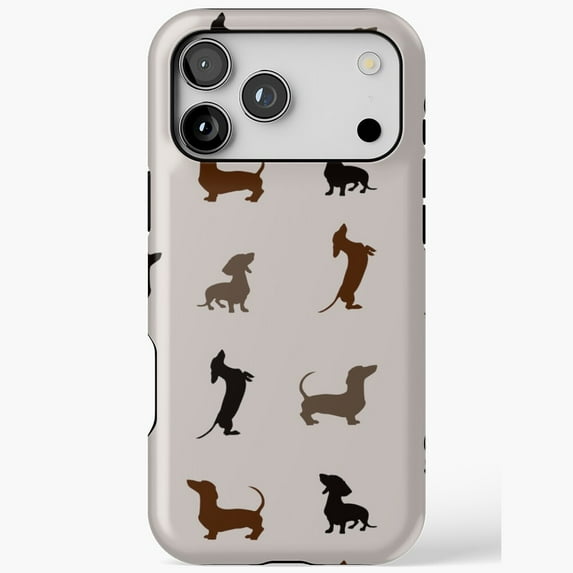 A Dachshund World Themed Cute Dog Graphic Design iPhone 11 through 17 ...