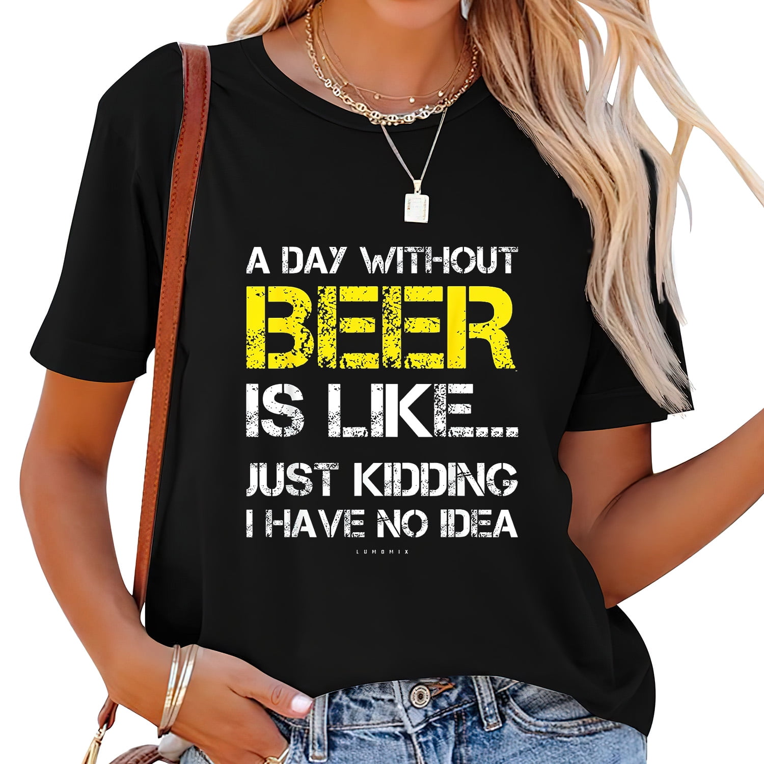 A Day Without Beer - Funny Beer Lover Gift Trendy Graphic Tees for ...