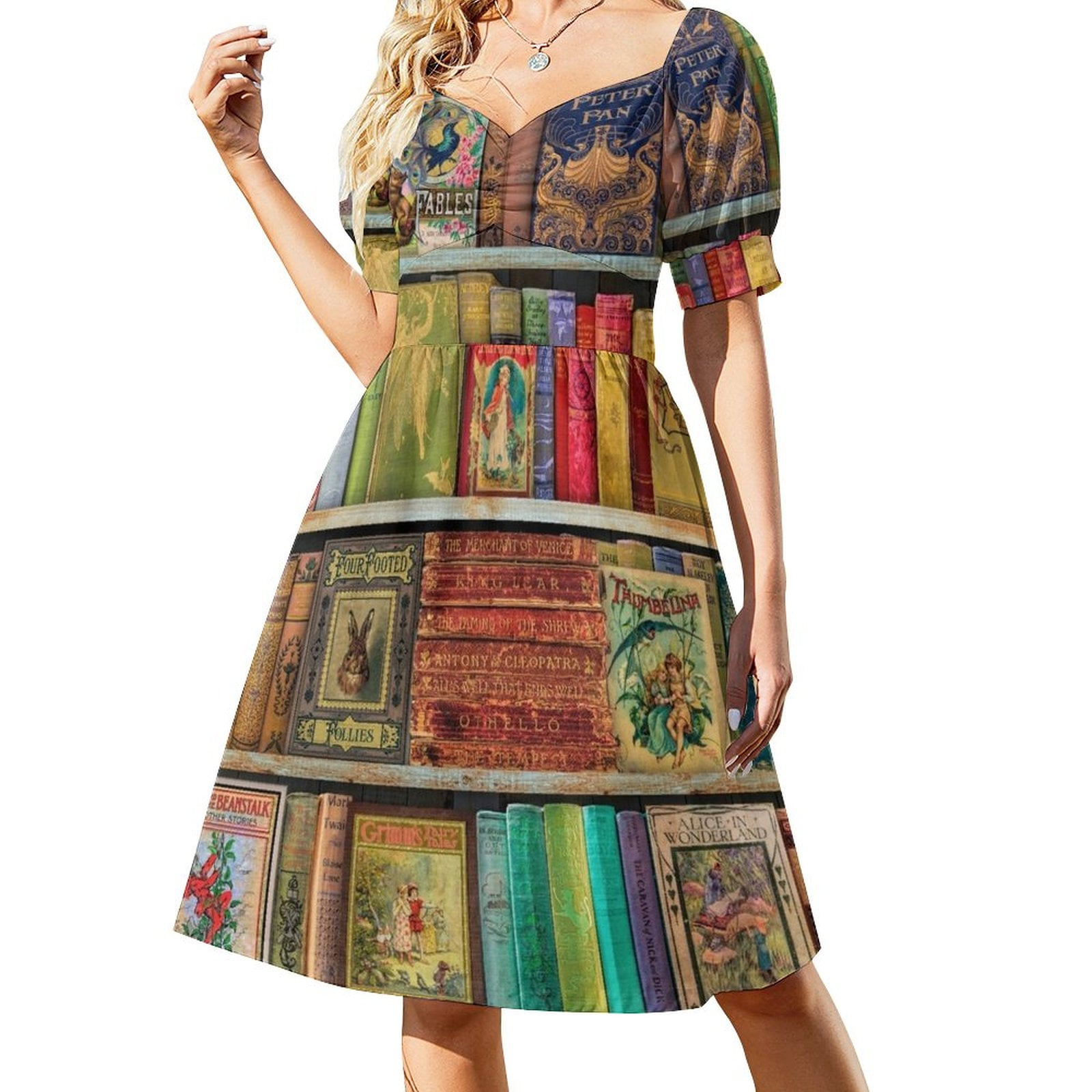 A Daydreamer's Book Shelf Dress dresses ladies summer Elegant gown ...