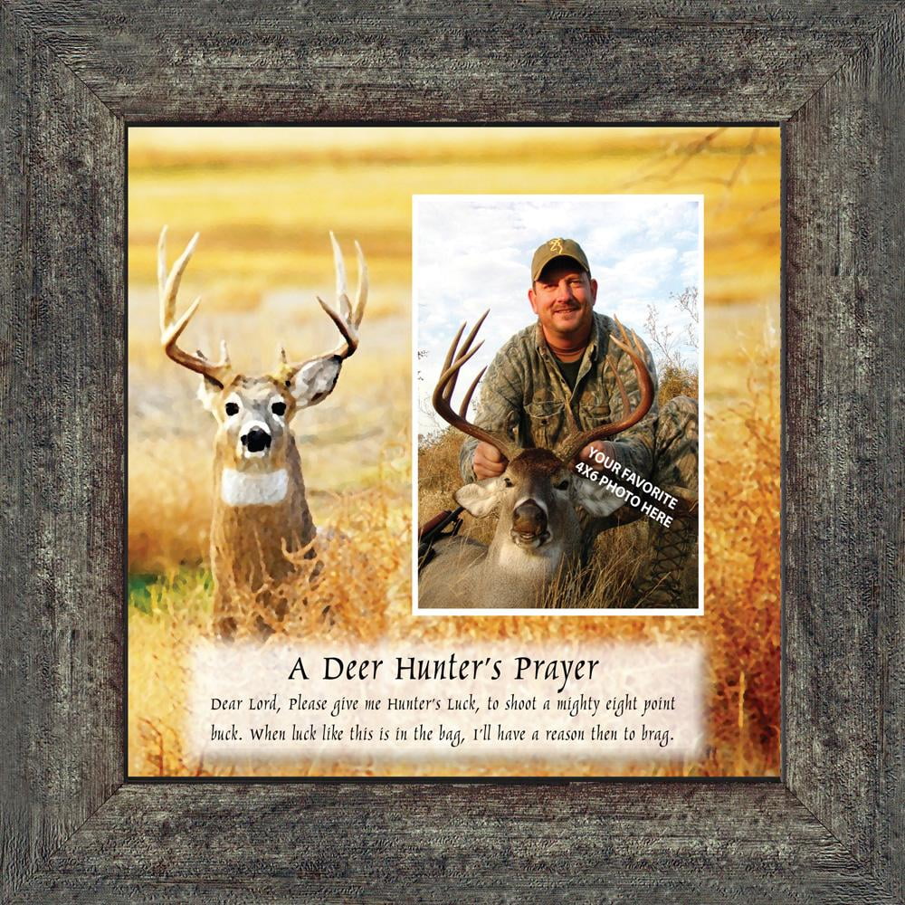 A Deer Hunter's Prayer, Hunting Personalized Picture Frame, 10X10 9707 ...