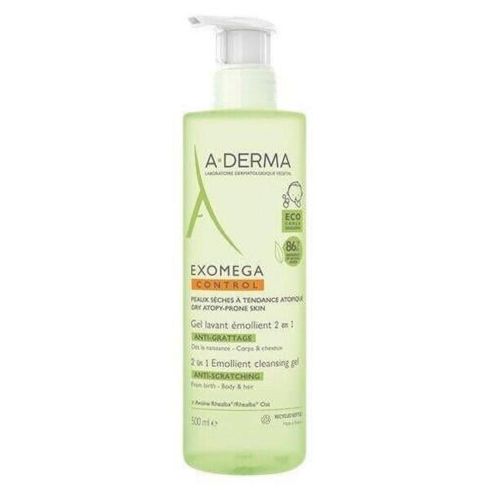 A-derma Exomega Emollient Cleansing Gel 500ml - Walmart.com