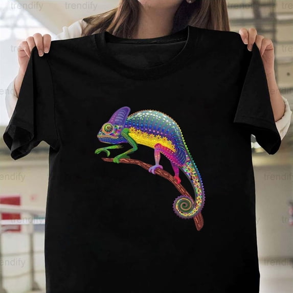 A Detailed Chameleon Graphic for Reptile Keepers and Lizard Lovers ...