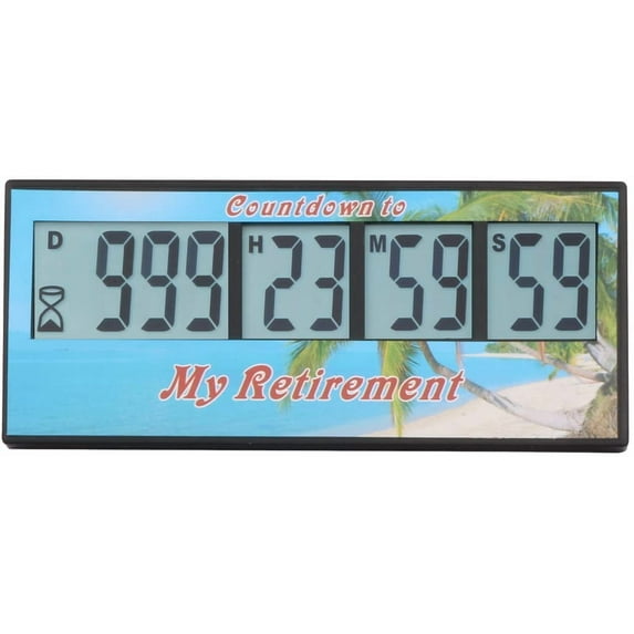 A Digital Retirement Countdown Timer 999 Days Count Down Timer ...