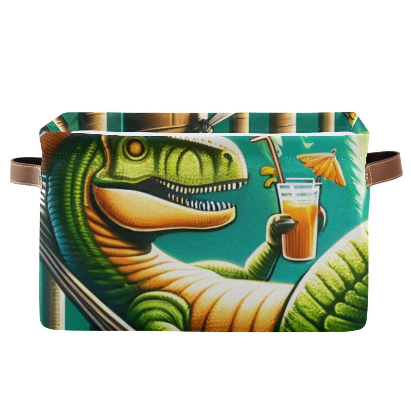 A Dinosaur and Forest Storage Bins Baskets With Handles Storage Box ...