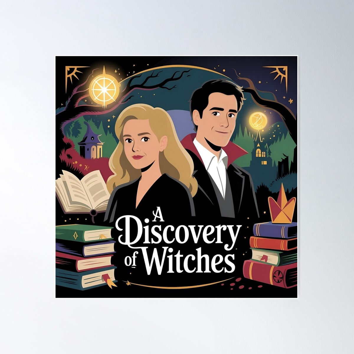 A Discovery Of Witches Poster Wall Art, Modern Wall Decor For Living ...