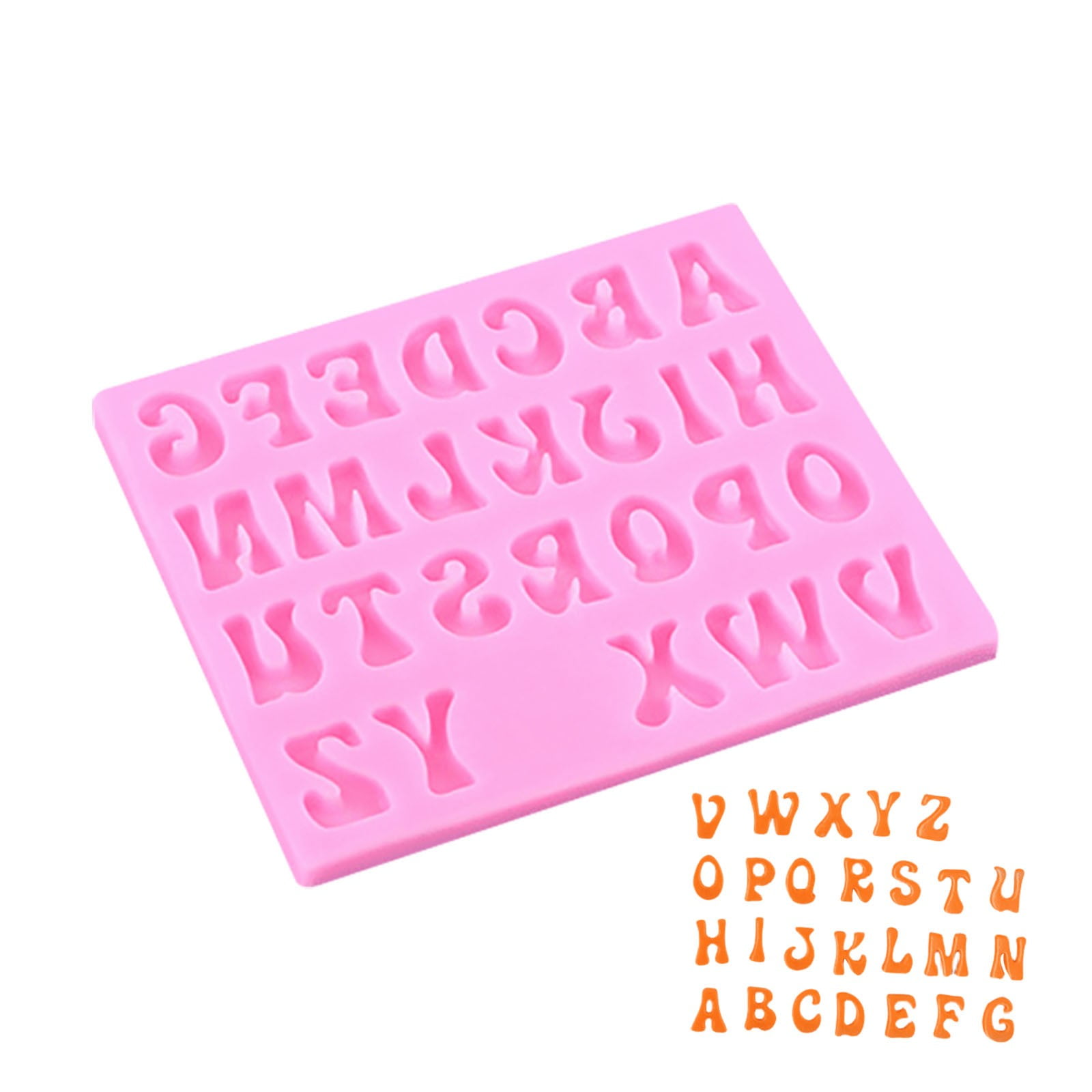 A Diy Baking Alphanumeric Mold Chocolate Mold English Cake Decoration ...