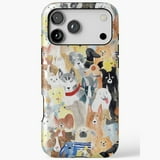 A Dogs Dogs Dogs Themed Simple Animal Pattern iPhone 11 through 17 Pro ...