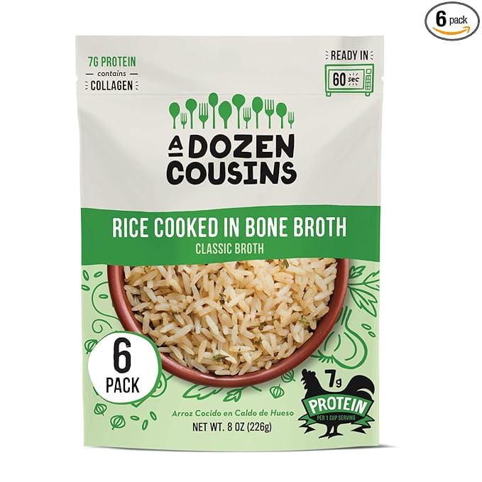 A Dozen Cousins Rice Cooked in Bone Broth, Collagen-Rich Gluten-Free ...