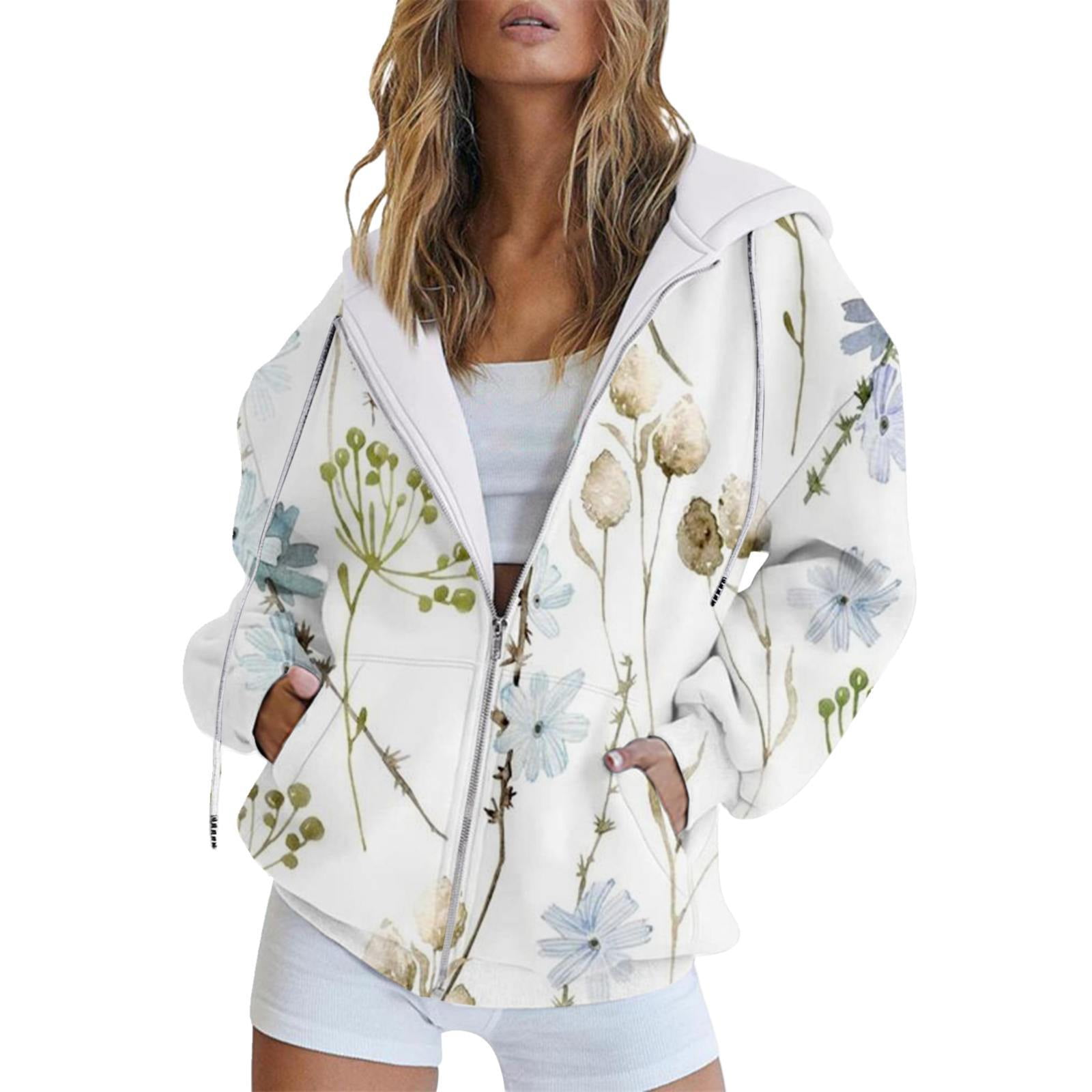 A Dropshipping ic Printed Simple Zipper Fashion Trend Long Sleeved ...